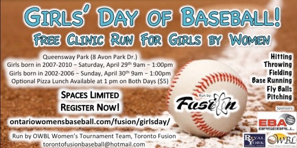 OWBL | Ontario Women's Baseball League (formerly the COGBL)